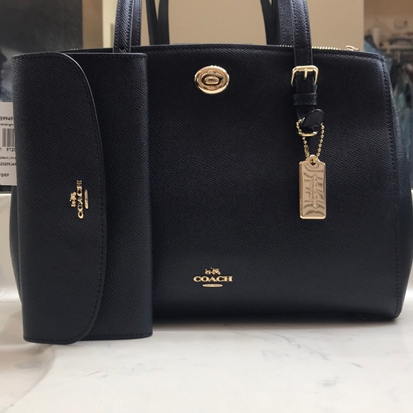 Coach | Bags | Coach Handbag With Matching Wallet Set | Poshmark